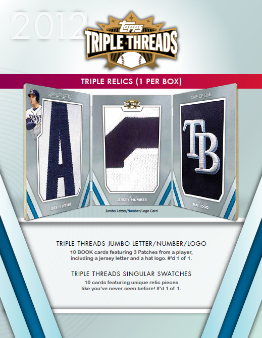 South Bay Baseball Cards: 2012 Topps Triple Threads Baseball Hobby Box