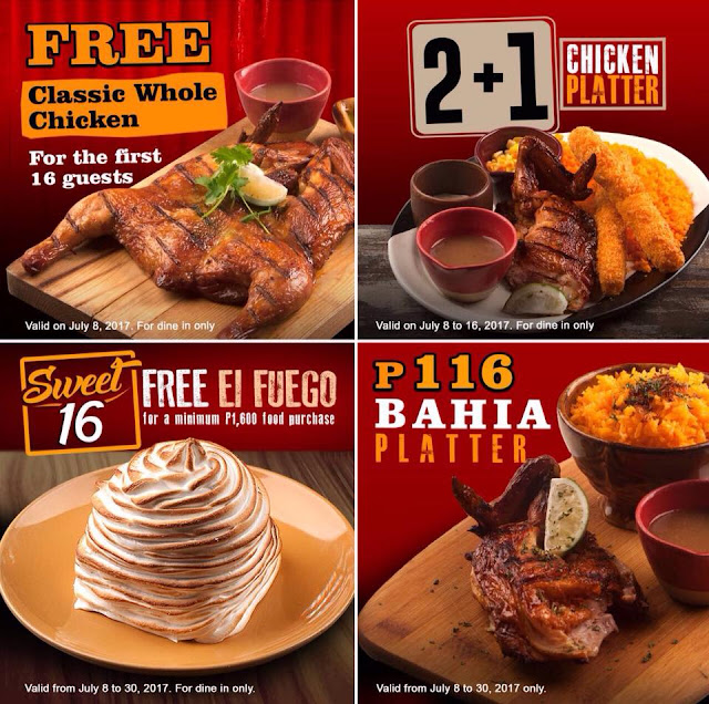 Manila Shopper: Peri Peri Chicken Uptown Mall Opening Promos: July 2017