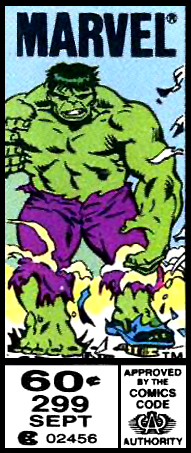 Calvin's Canadian Cave of Coolness: Hulk 292-300 - Corner Boxes