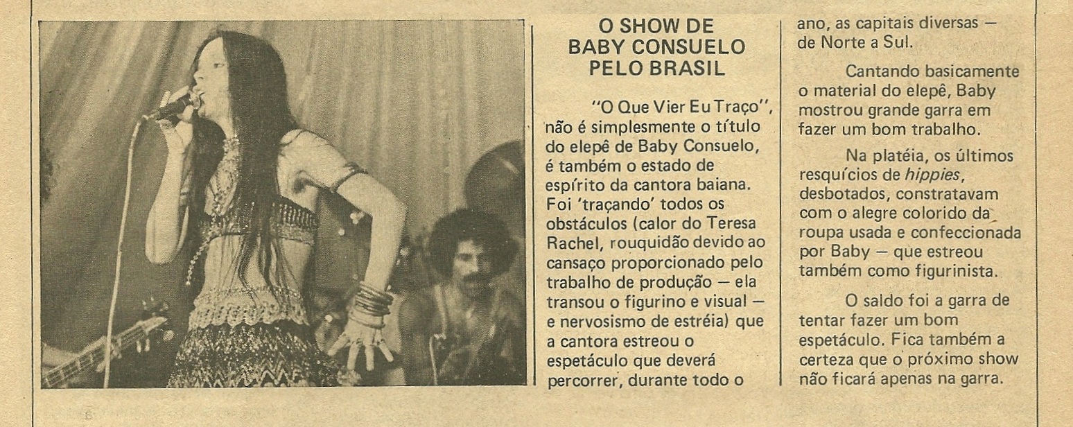 VELHIDADE: Baby Consuelo (Baby do Brasil)
