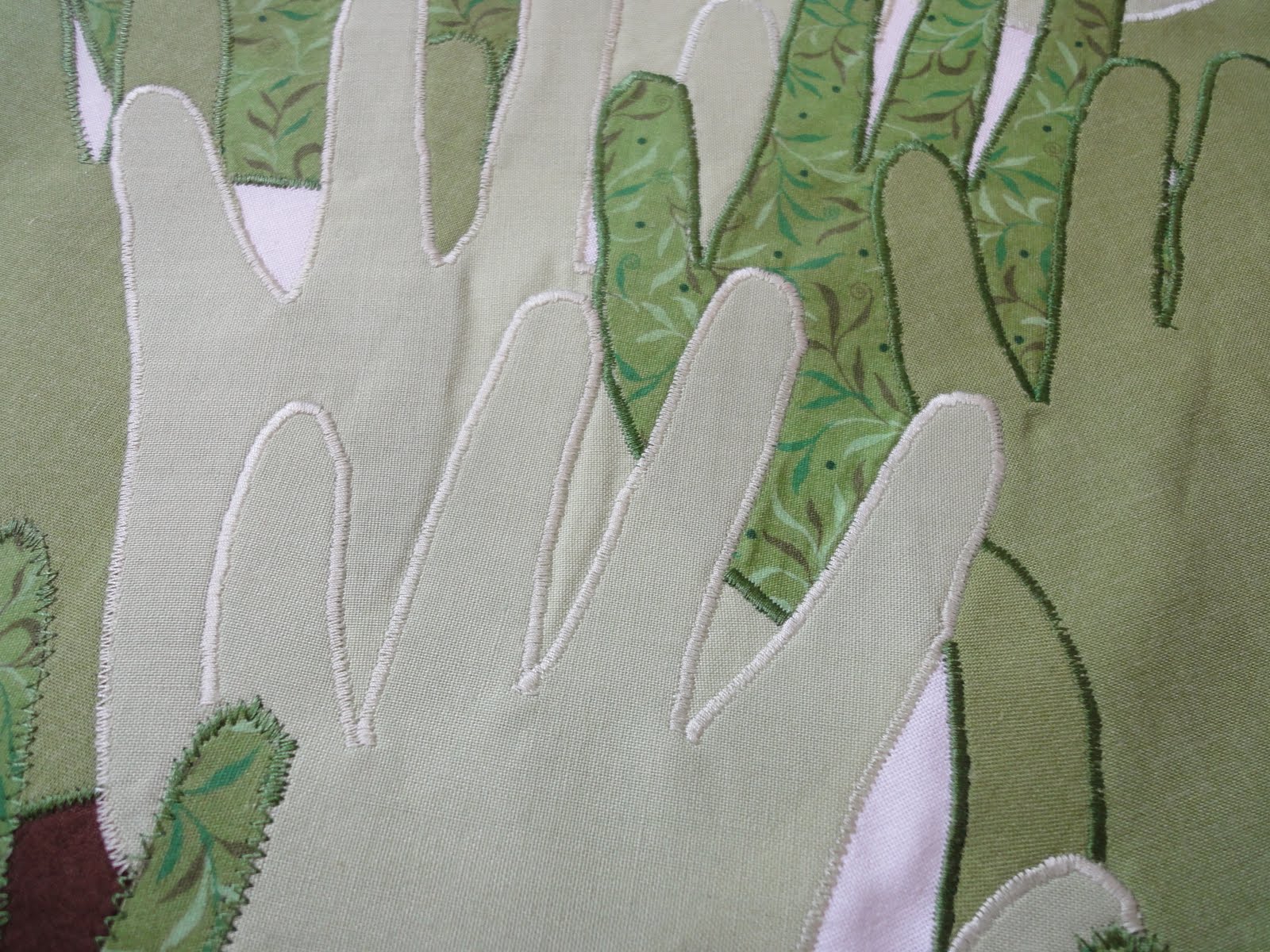 Poppy Fox: Baby Hand Print Quilt