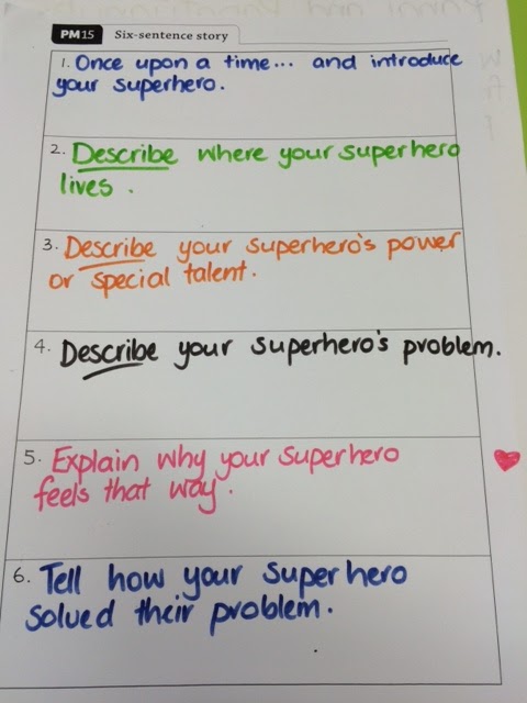 Room 6 Class Blog: Six Sentence Superheroes
