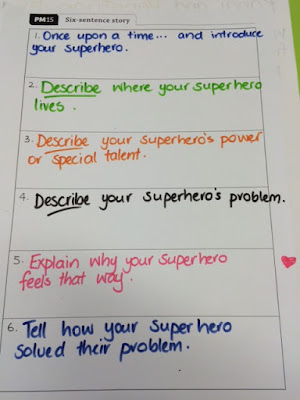 Room 6 Class Blog: Six Sentence Superheroes