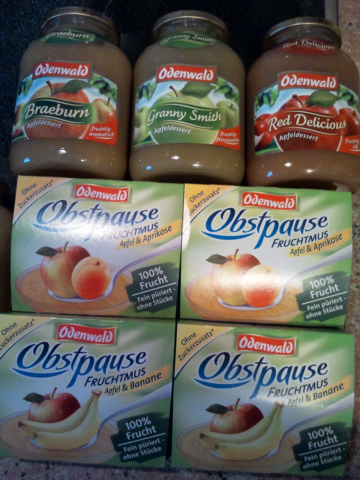 Kathy's Checkpoint: Odenwald Apfelmus Produkte