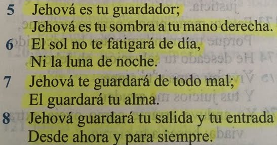 Salmos 121: 5-8 - Versículos Bíblicos