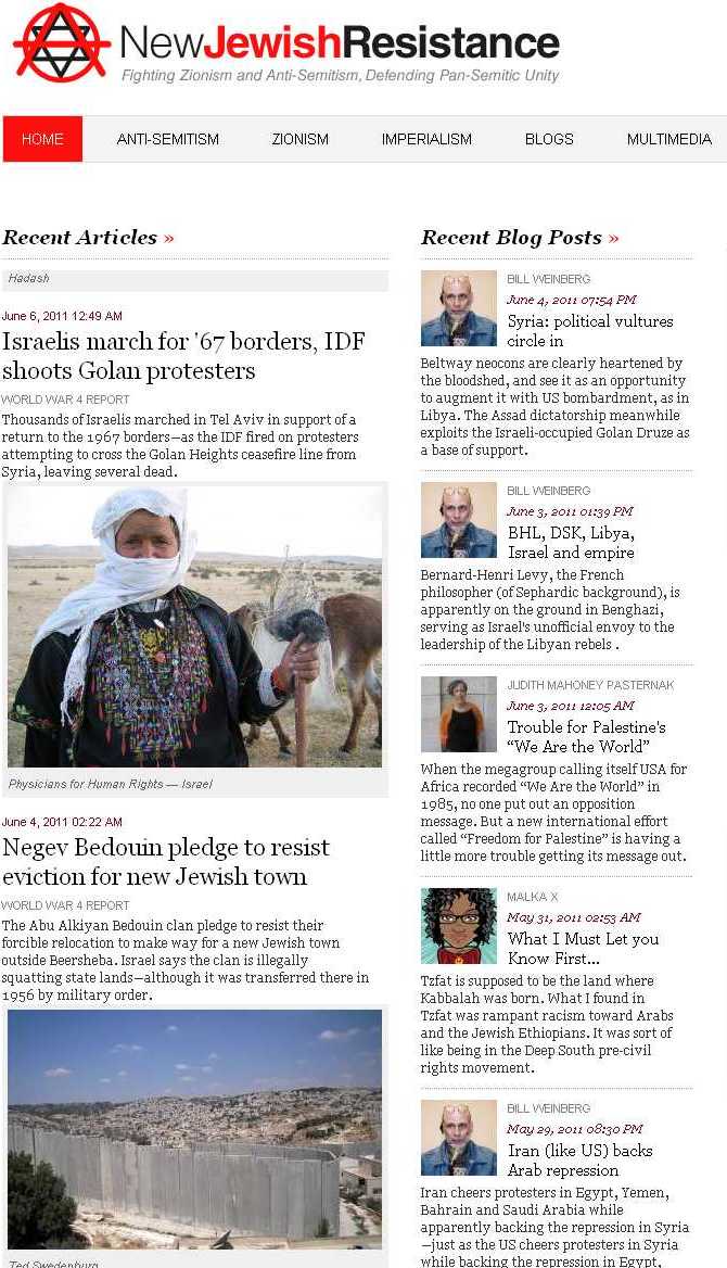 New Jewish Resistance: Fighting Zionism and Anti-Semitism, Defending ...