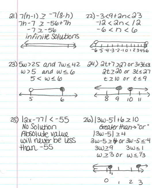 Grade 6 Math with Ms. Eringis : Answer Key--Algebra Review Sheet ...