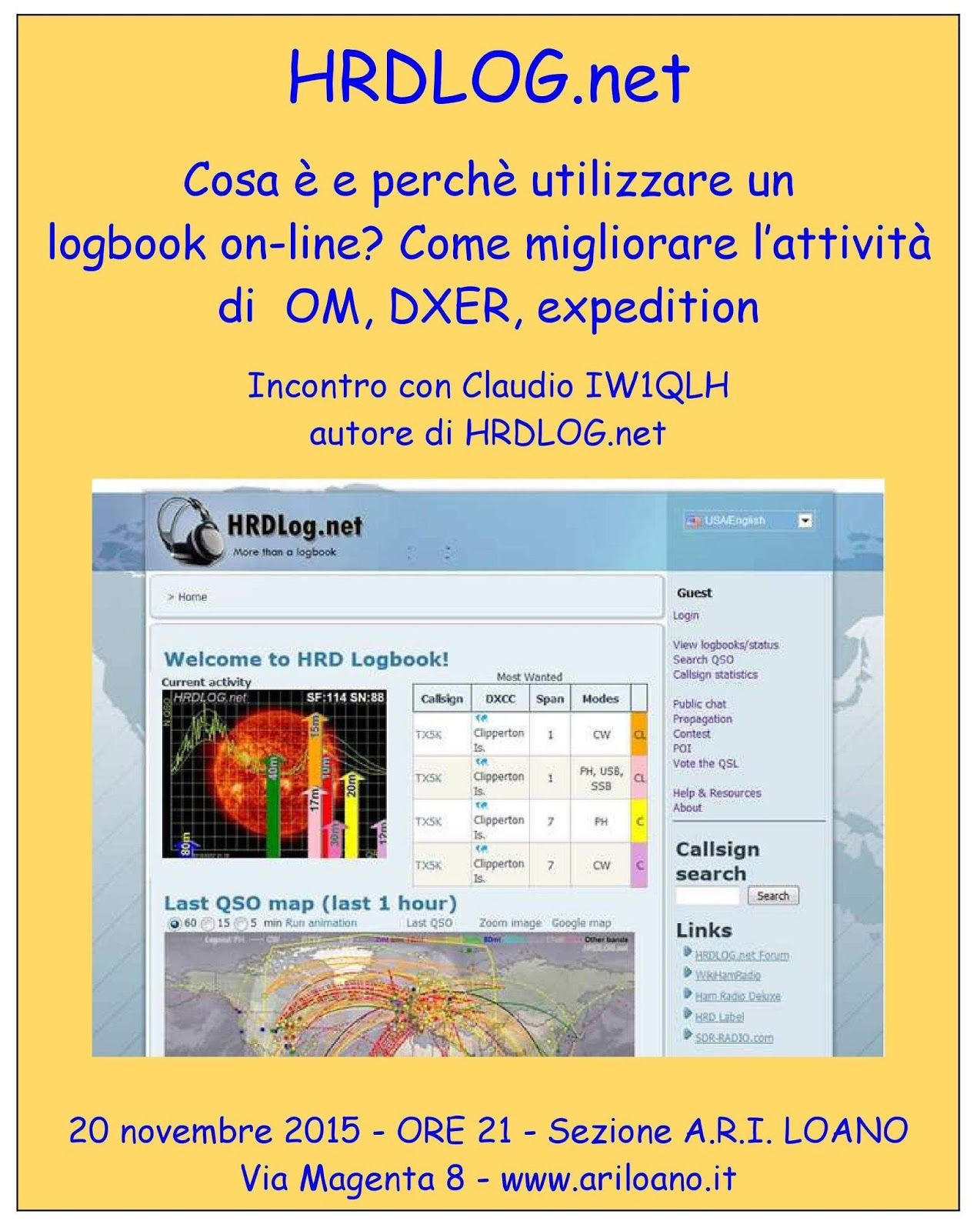 La Radio a 360°: HRDLOG - Serata tecnica