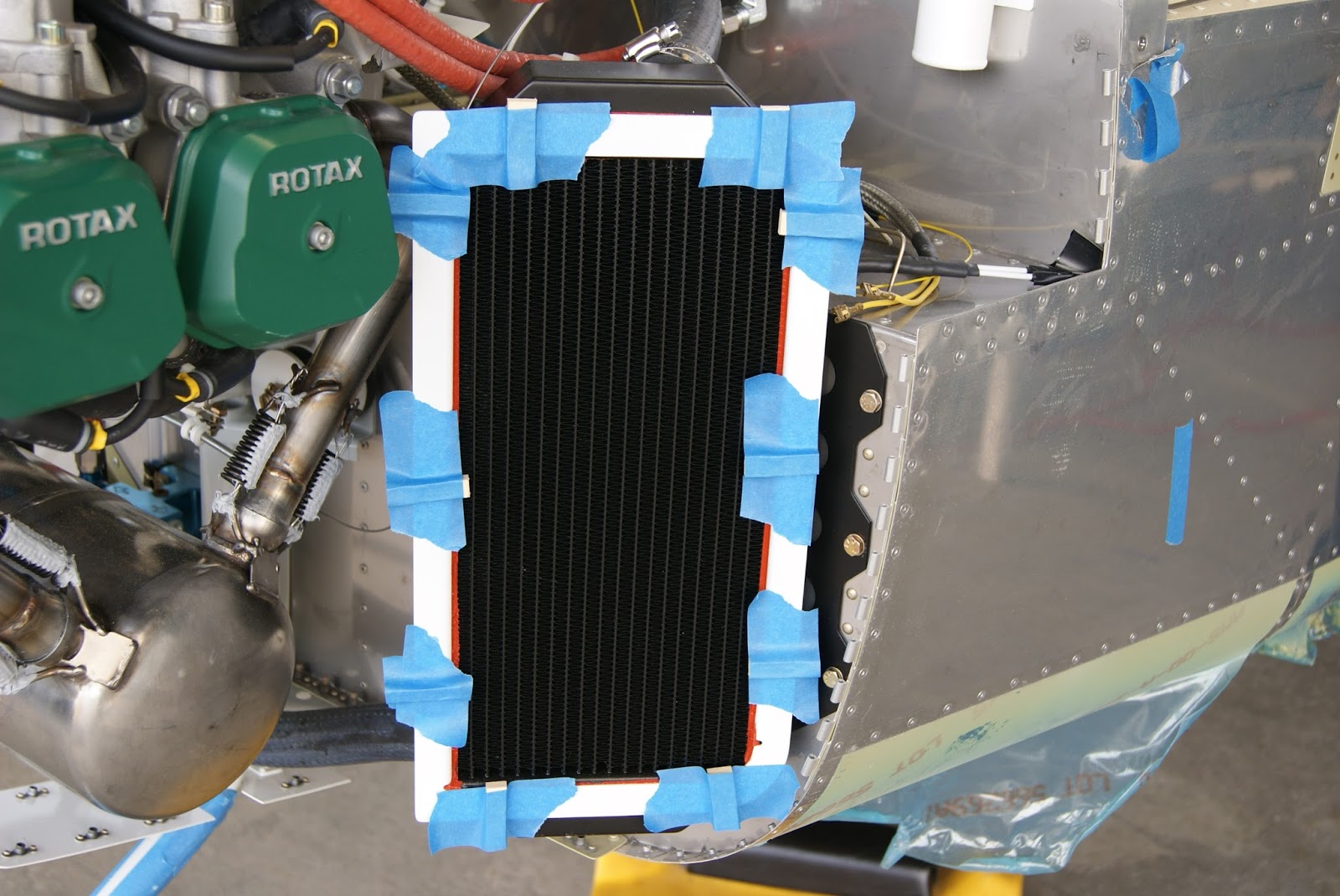 DOG Aviation John's RV-12 Blog: Fitting The Duct Interface