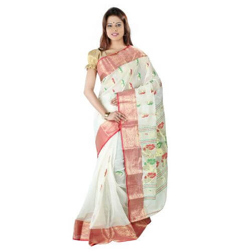 30 Charming Designs of Beautiful Cotton Sarees For 2019 That Enhance ...