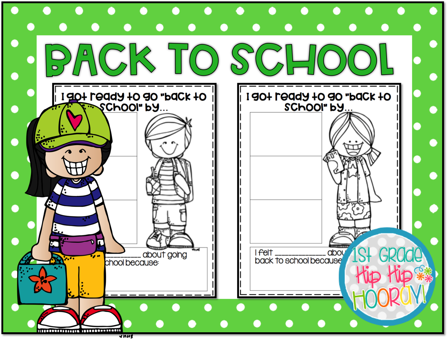 1st Grade Hip Hip Hooray!: Check out these cute "back to school" FREEBIES!