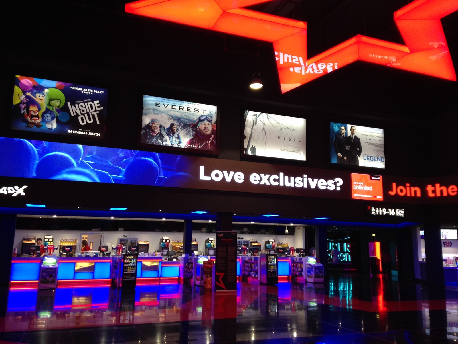 Charlotte Grace: Cineworld refurbishment- Milton Keynes