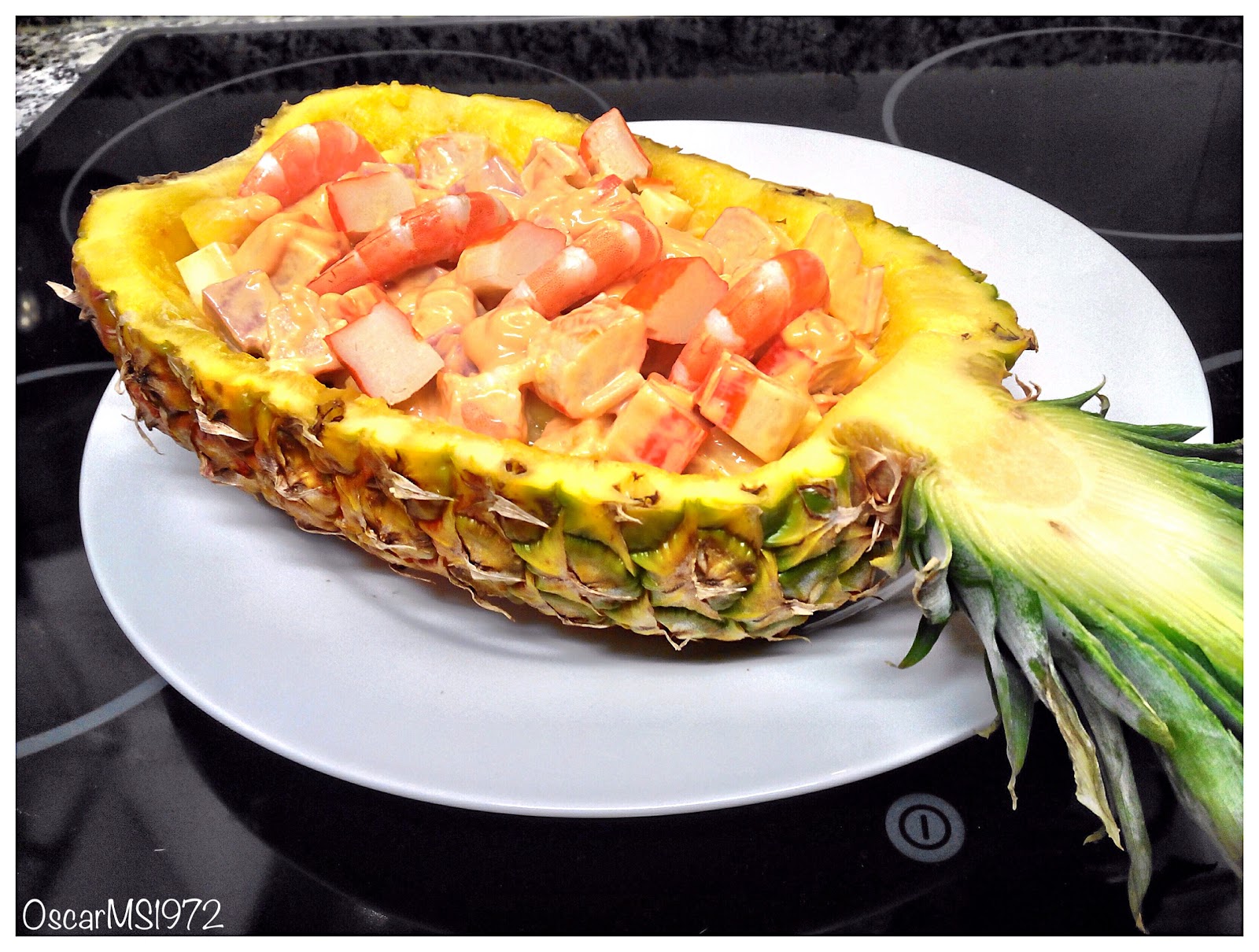 La cocina de Oscar: Piña rellena de...