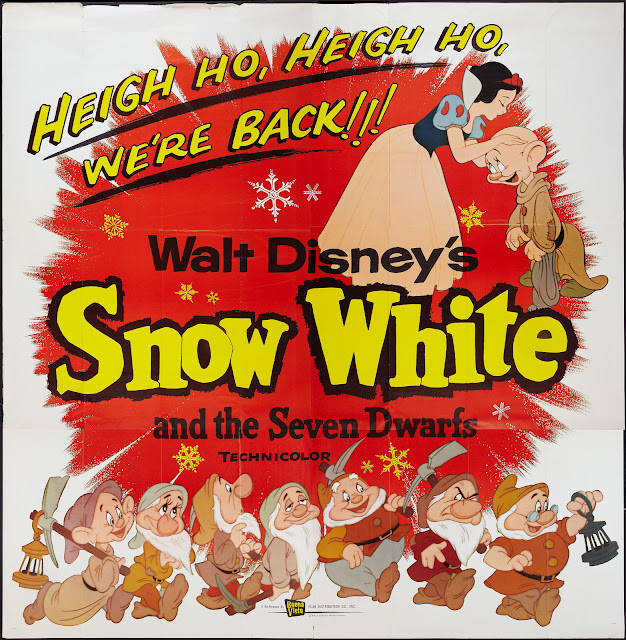 Filmic Light - Snow White Archive: 1958 US Snow White Six Sheet