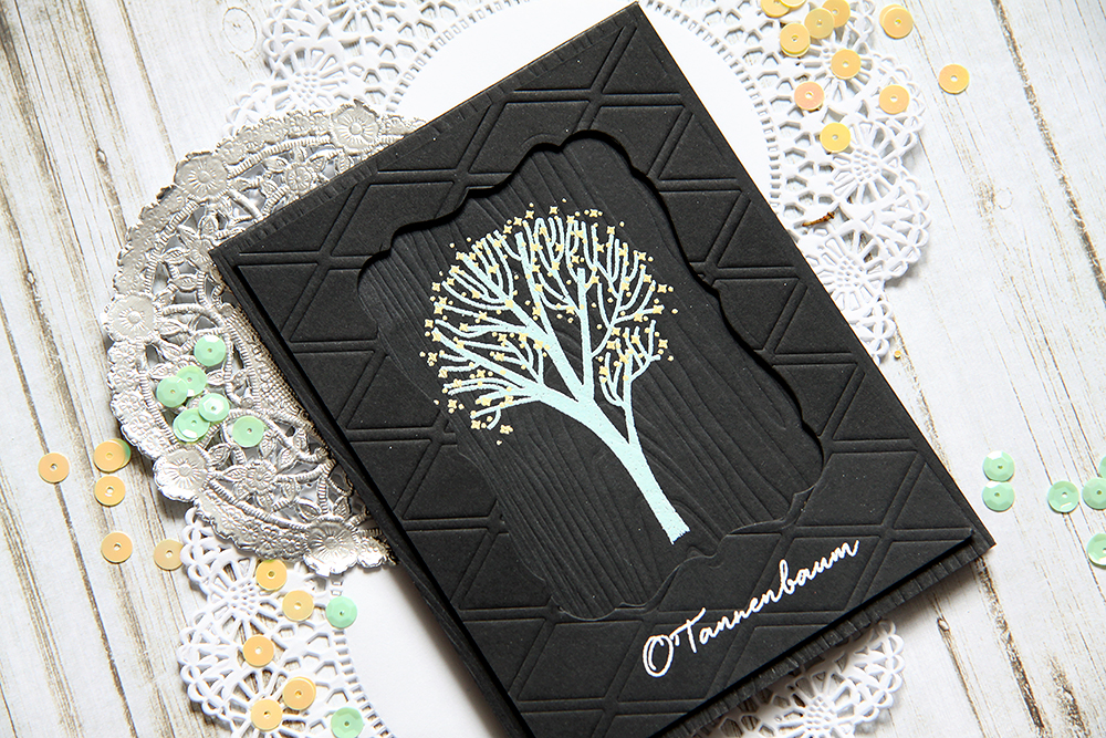 Embossing x Embossing (black card) | by Umichka