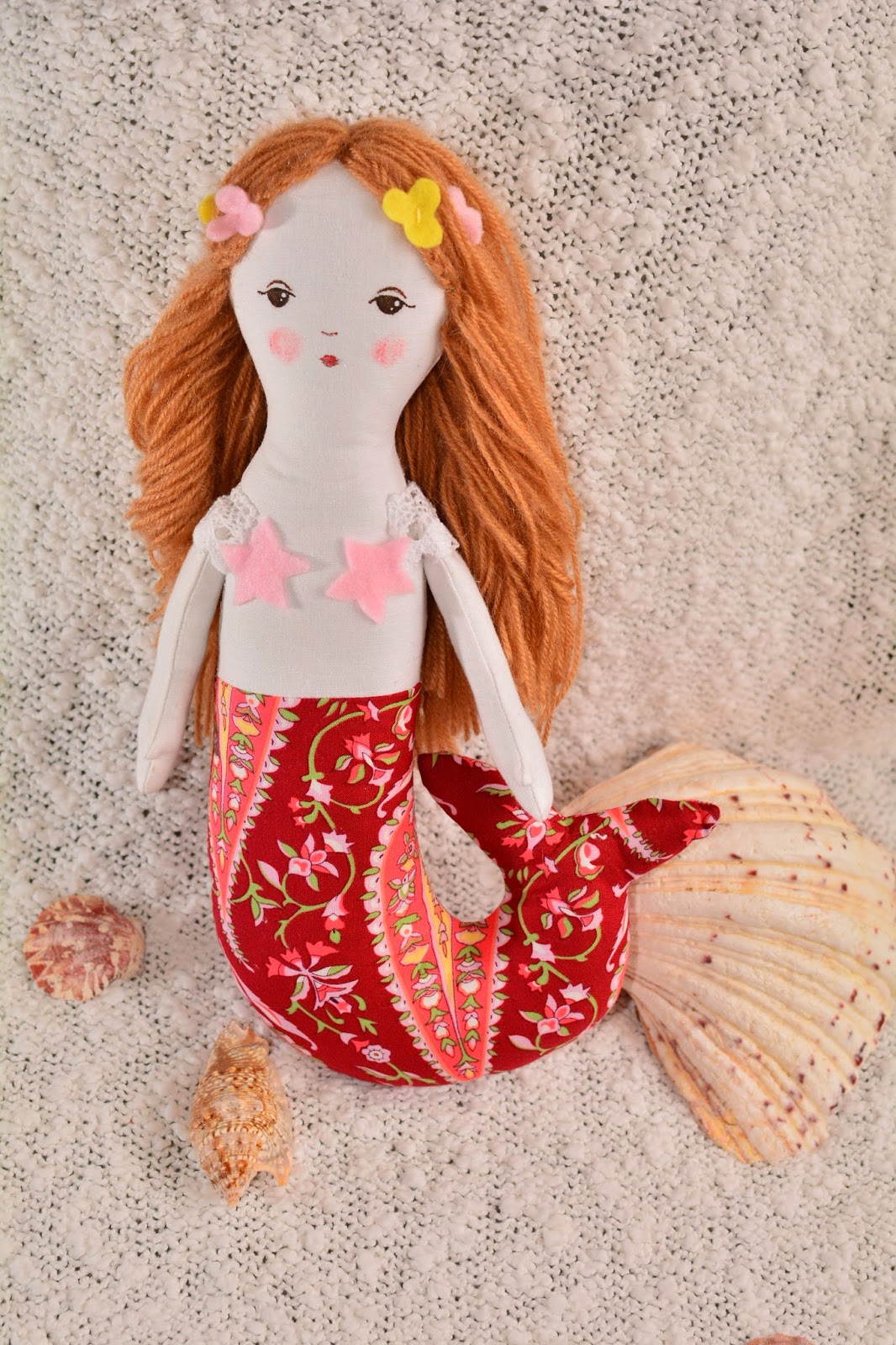 Sirene - papusi handmade - Nasturelul fermecat - jucarii handmade