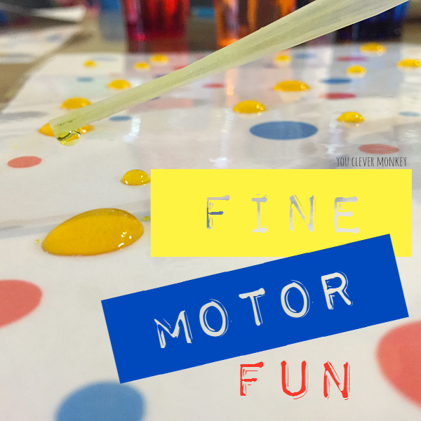 FUN FINE MOTOR IDEA | you clever monkey