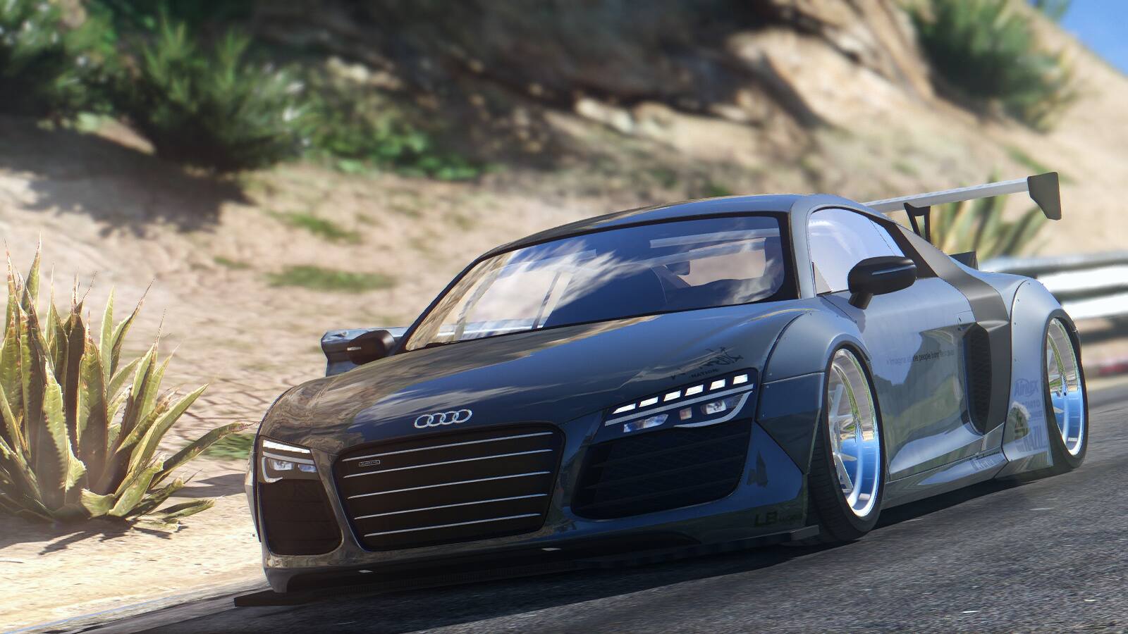 GTR_Ricer86 : 2013 Audi R8 V10 Plus 5.2 FSi Coupe Liberty Walk LB ...