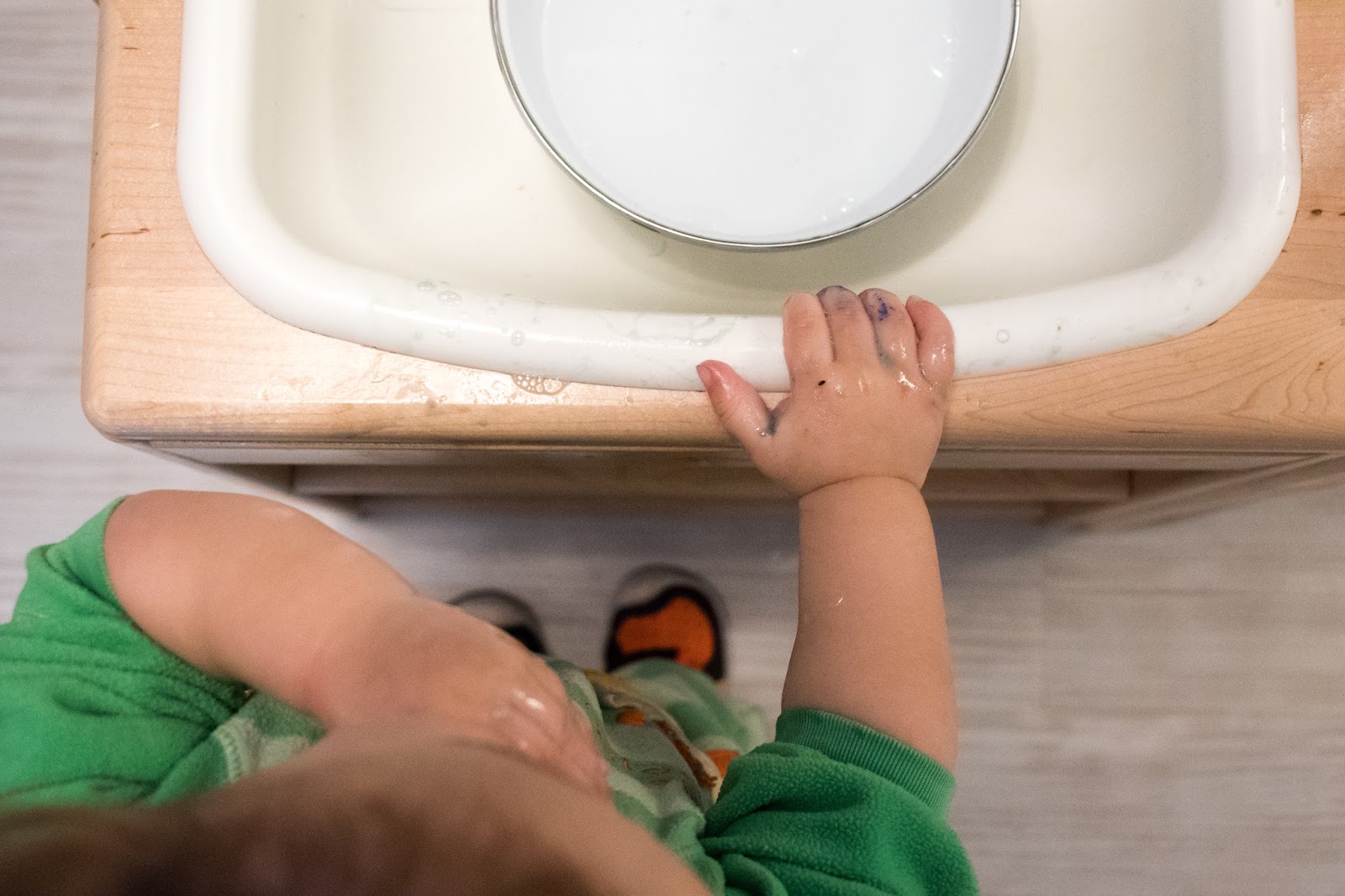 Washing Hands - Montessori Young Toddler Week 18