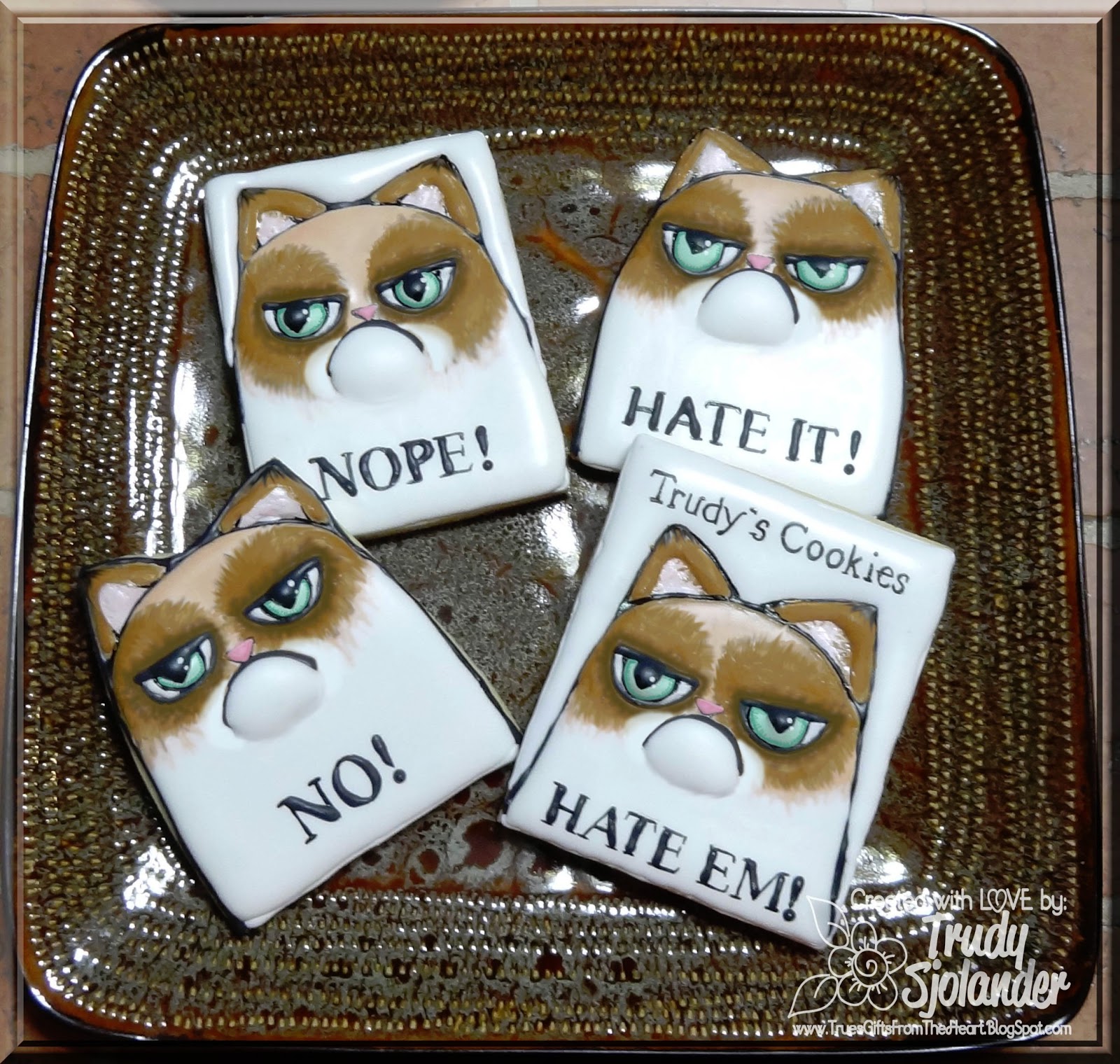 True's Gift's From the Heart: Tardar Sauce, The Grumpy Cat Cookies