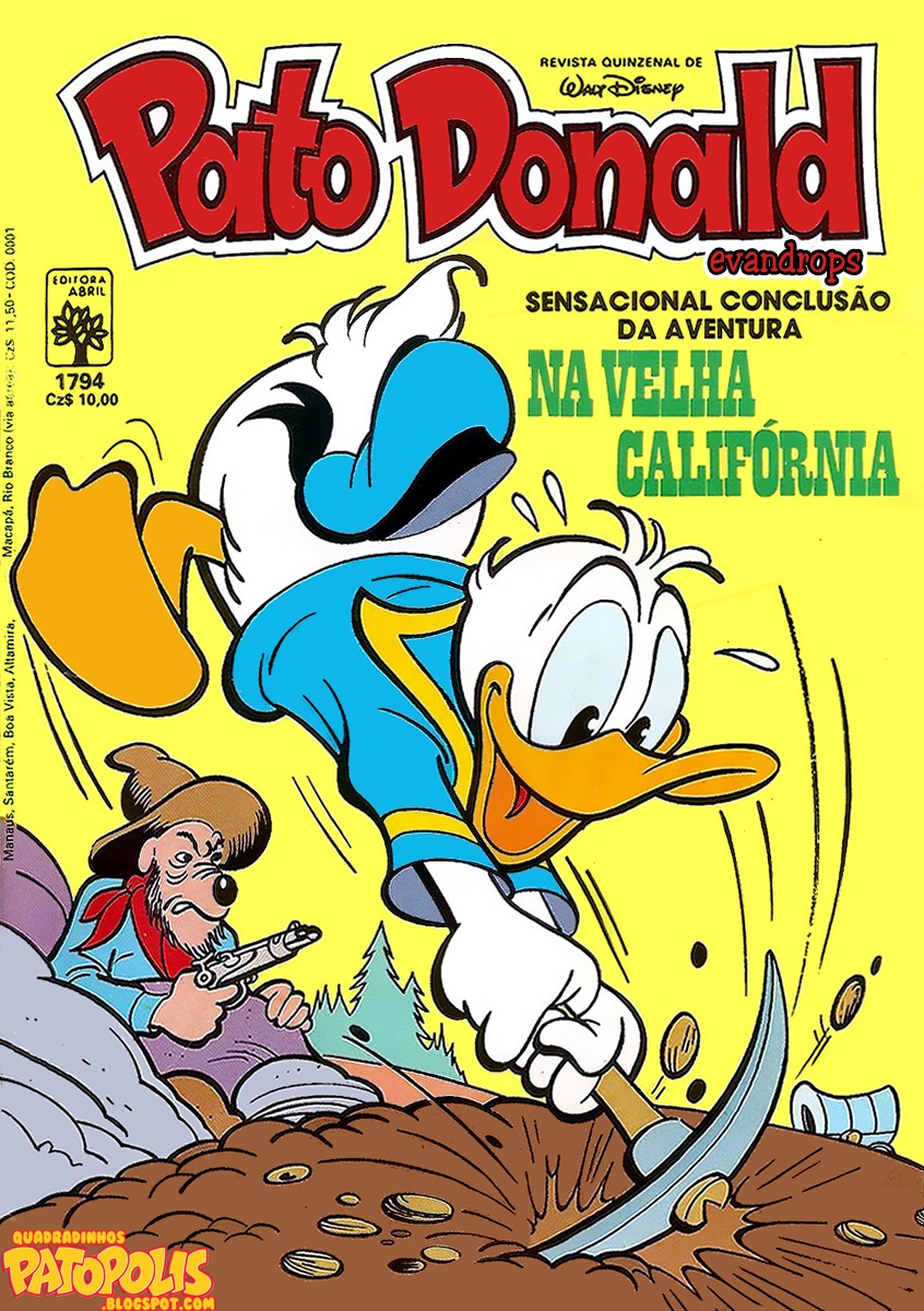 Pato Donald 1794 ~ Quadradinhos Patópolis