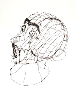 Art At Woodstock: Sculpture: Wire Busts