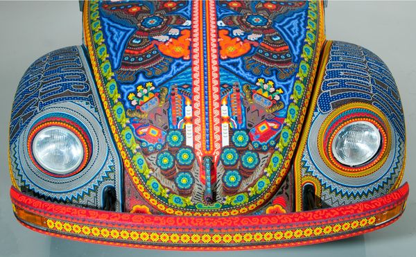 Amazing Huichol Bead Work on Wheels / The Beading Gem