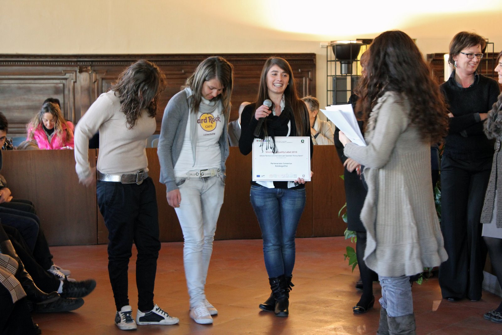 ITCG Fermi - Pontedera - Bilateral Comenius: Premiazione E-Quality 15 ...
