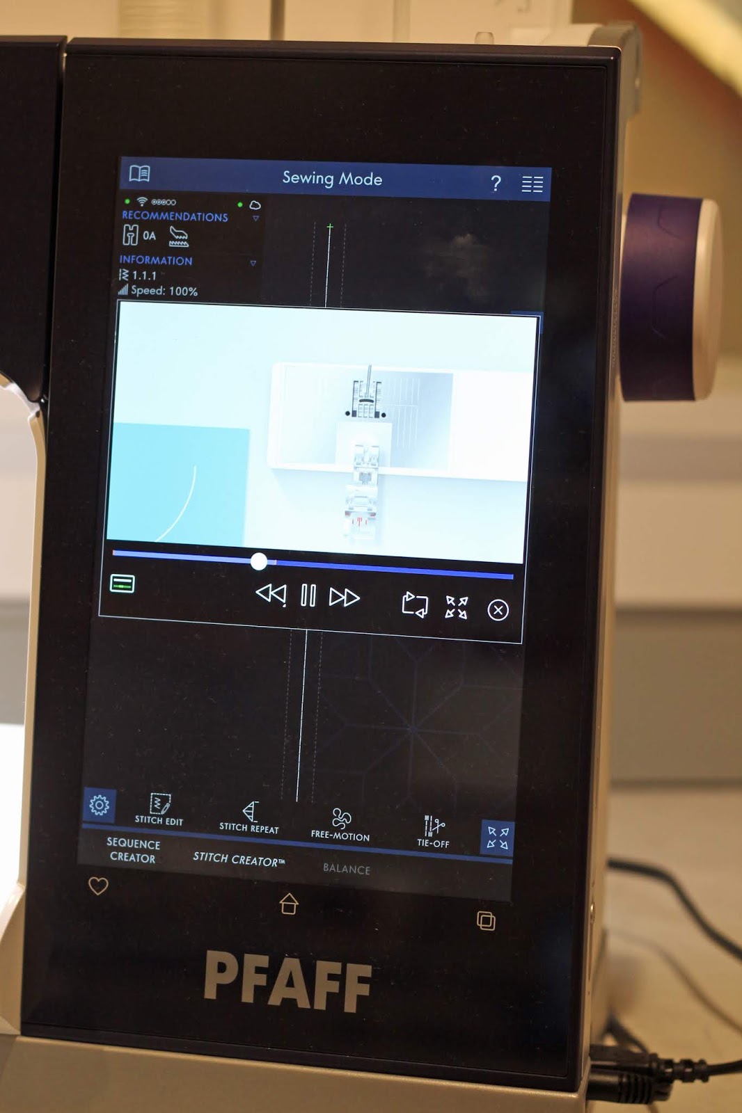 Girls in the Garden: How I Love the Pfaff Creative Icon