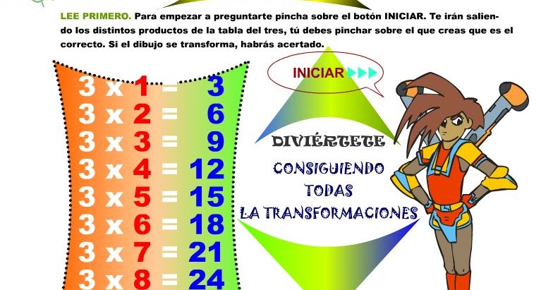 Primer Tramo : Tabla del 3