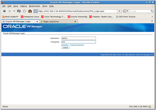 Installing Oracle Vm Server 2 2 1 Oracle Vm Manager 2 2 0 ~ Online