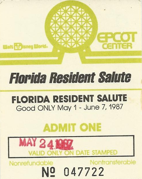 Disney Vacation Kingdom: EPCOT Florida Resident Tickets