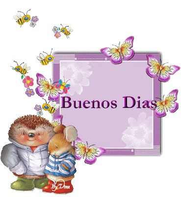 Buenos Días a Ti gifs.: Mariposas y ratones