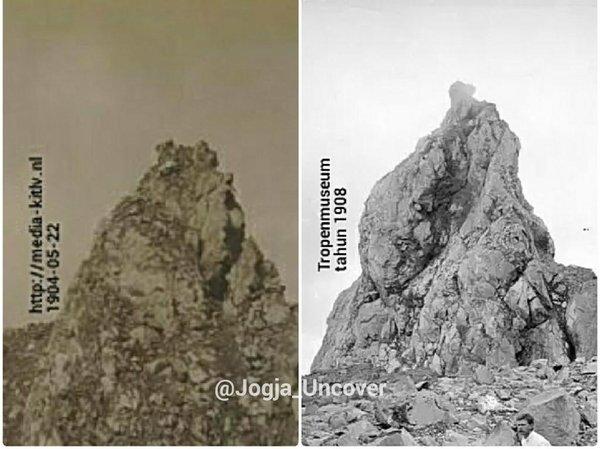 Foto Misteri Reinkarnasi Puncak Garuda dan Letusan Gunung Merapi ...