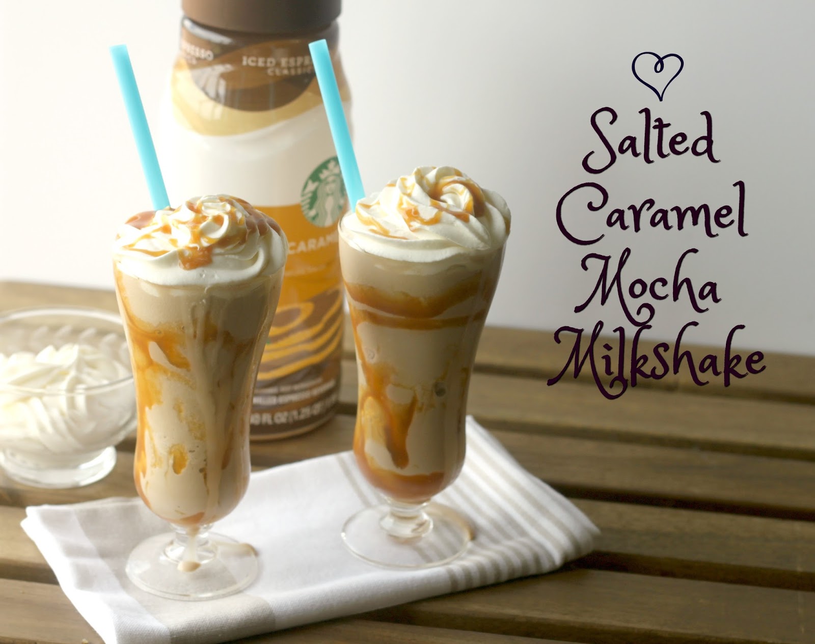 Salted Caramel Mocha Milkshake | Crazy for Cookies and More