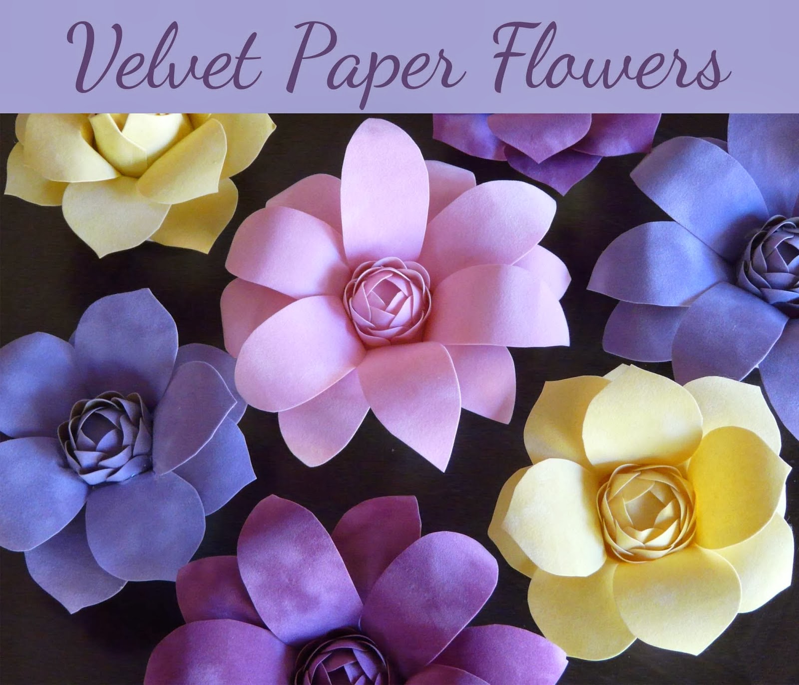 WOWDIY - Velvet Paper Flowers | WOWDIY