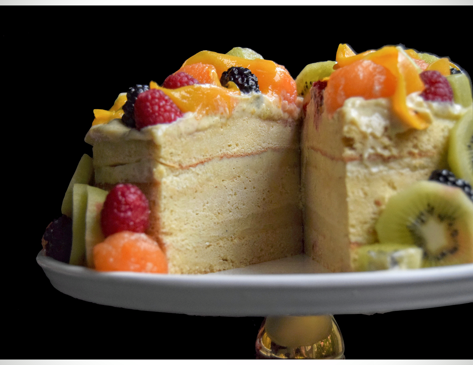 Fueling with Flavour: Vruchtentaart met Vla - Fruit Cake with Custard