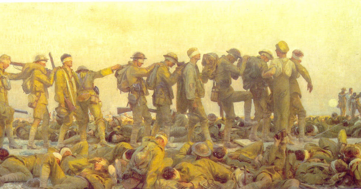 20th Century Art: Memory: John Singer Sargent, 'Gassed', 1918