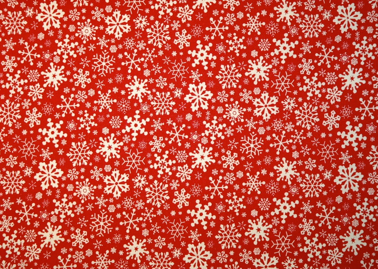 A Textile a Day: Red Christmas fabric
