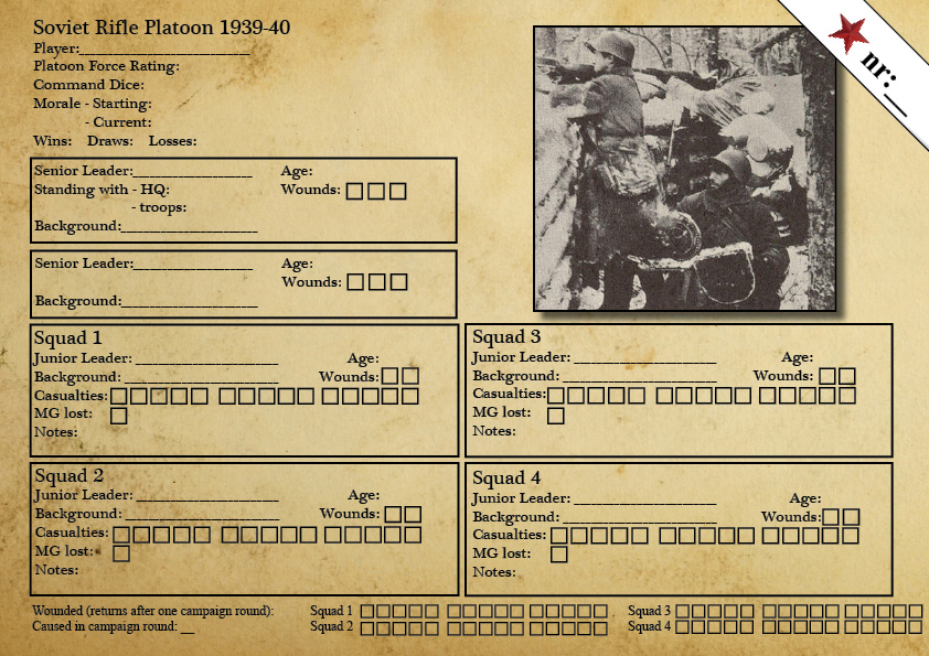 COC Soviet unit cards