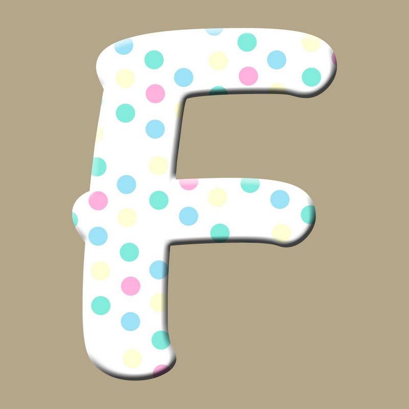 GRANNY ENCHANTED'S BLOG: "Pastel Dots" JPG Free Scrapbook Alphabet