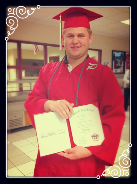thoughtfully sharing: Justin's Graduation from High School