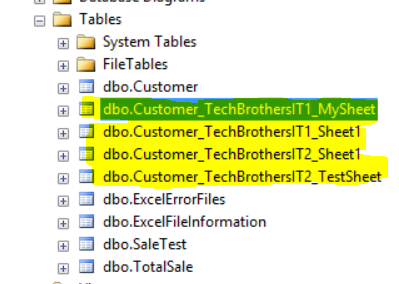 Welcome To TechBrothersIT: How to create Table for each sheet in Excel Files and load data to it ...