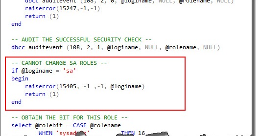 Percy Reyes: How to remove 'sa' account from 'sysadmin' fixed server ...