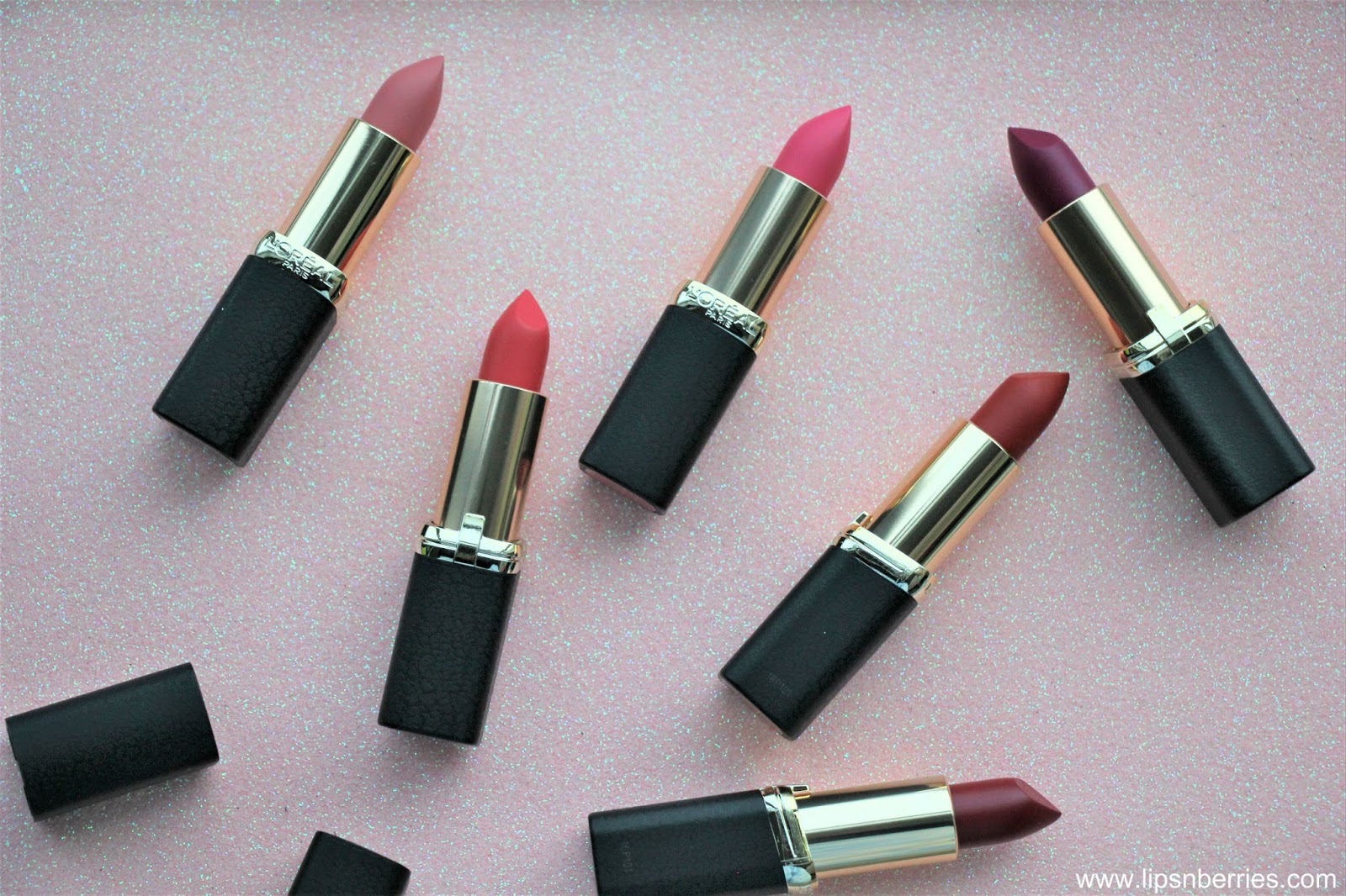 L'oreal Paris Color Riche Matte Addiction Lipsticks Review | LIPS n BERRIES