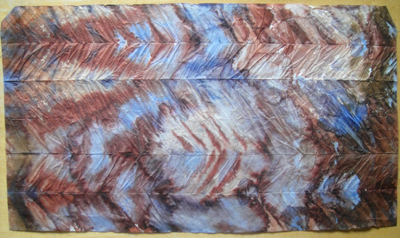 Limetrees Studio: Indigo paper dyeing