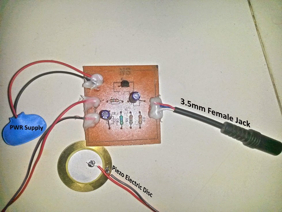 DIY Contact MIC Circuit | Circuit Diagram Centre