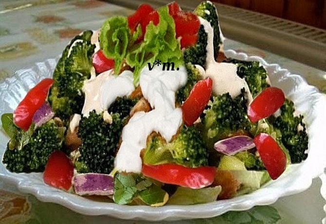 arta culinara: Salatá din broccoli.