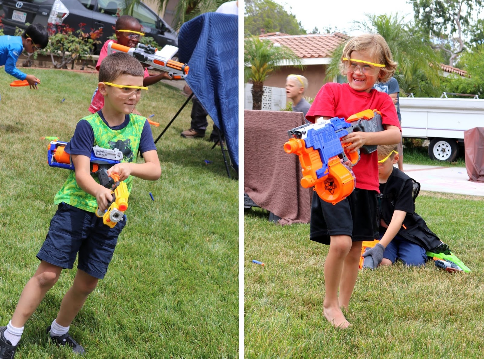 Invite and Delight: Nerf Gun Party