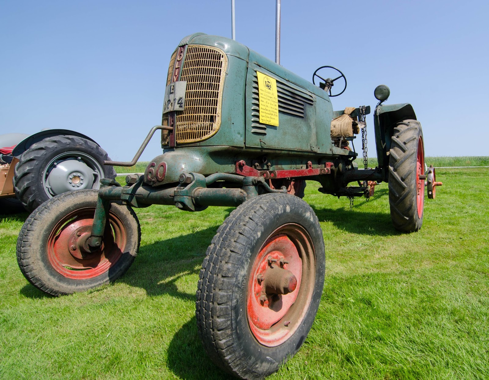 The Things I Enjoy: A vintage Oliver 60 tractor in Sweden
